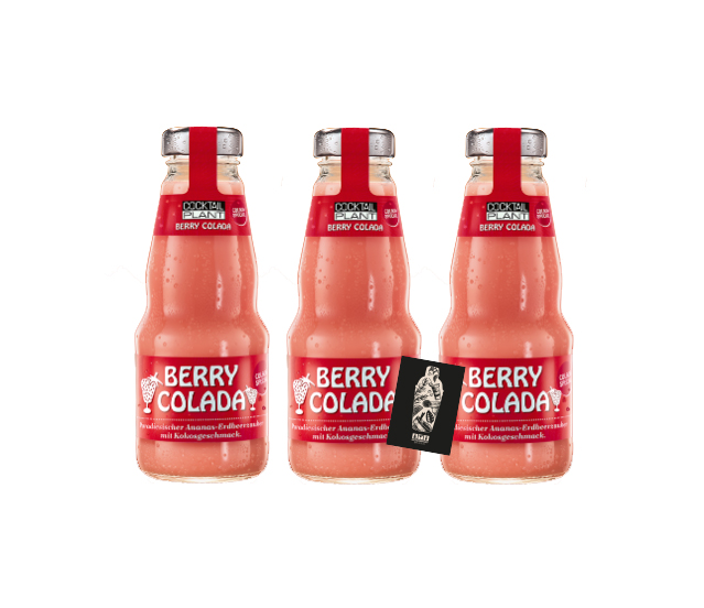 Cocktail Plant 3er Set Berry Colada (10,1% Vol) neue Sorte 3x0,2l ...